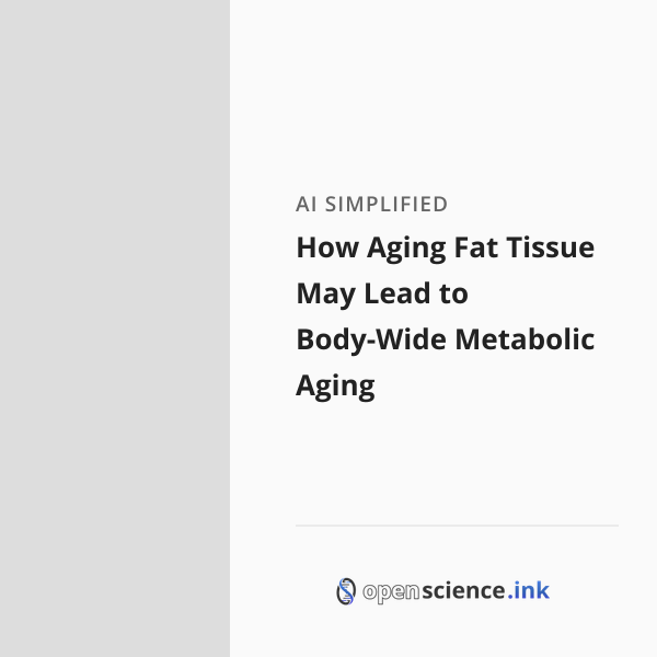 How Aging Fat Tissue May Lead to Body-Wide Metabolic Aging | studies ...