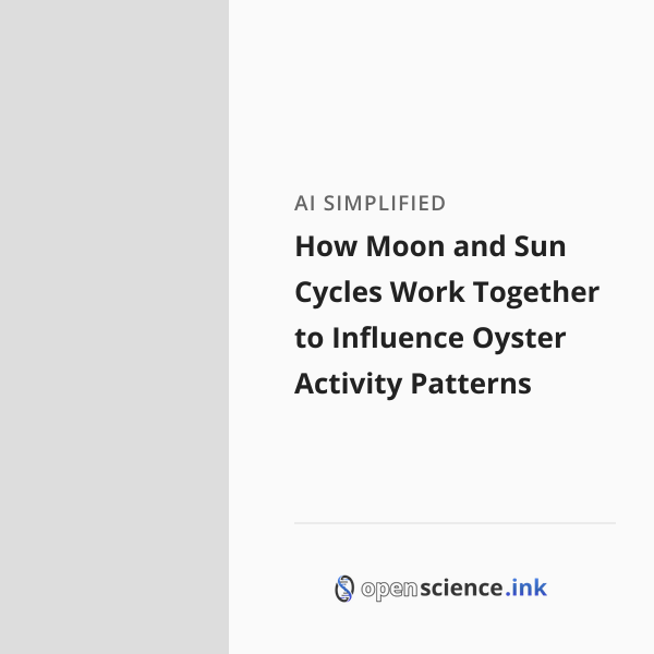 How Moon and Sun Cycles Work Together to Influence Oyster Activity ...