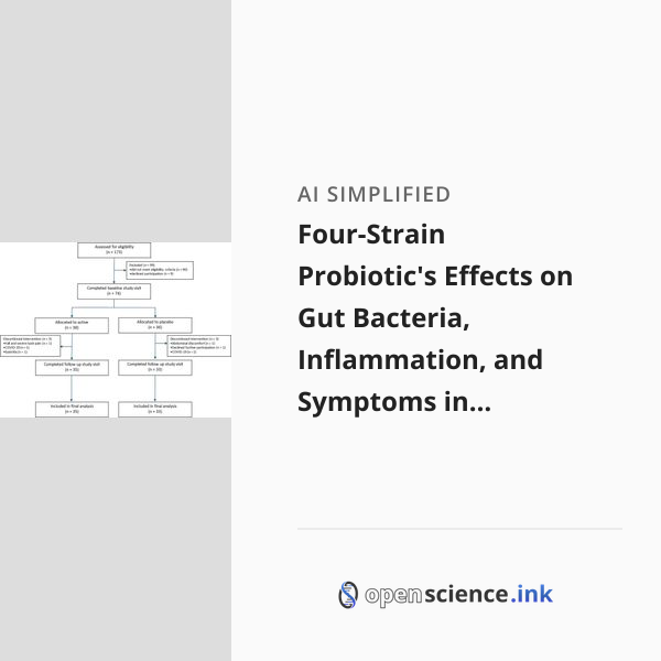 Four-Strain Probiotic's Effects on Gut Bacteria, Inflammation, and ...