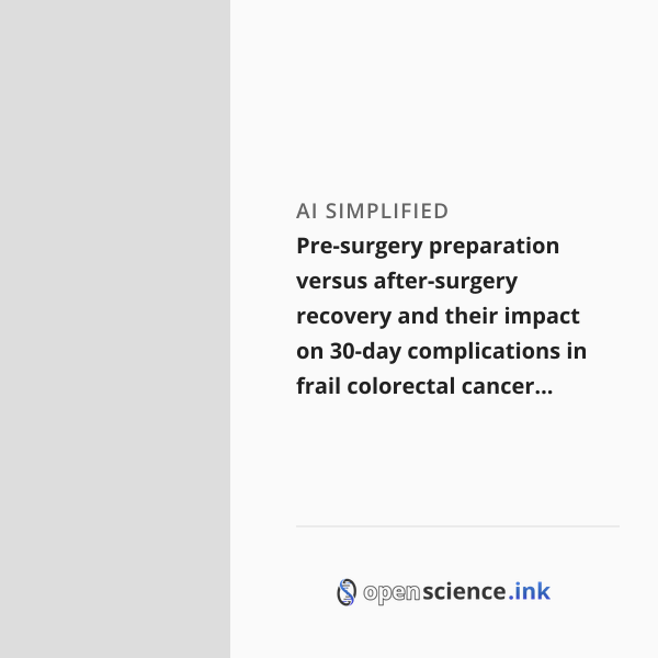 Pre-surgery preparation versus after-surgery recovery and their impact ...