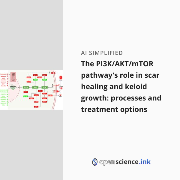 The PI3K/AKT/mTOR pathway's role in scar healing and keloid growth ...