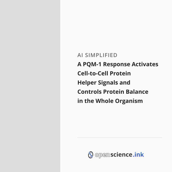 A PQM-1 Response Activates Cell-to-Cell Protein Helper Signals and ...