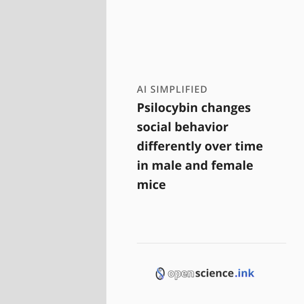 Psilocybin changes social behavior differently over time in male and ...