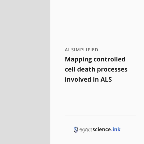 Mapping controlled cell death processes involved in ALS | studies ...