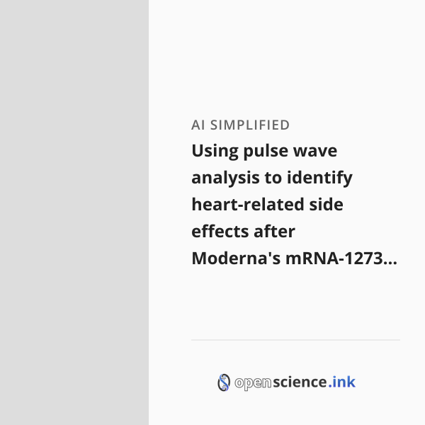 Using pulse wave analysis to identify heart-related side effects after ...