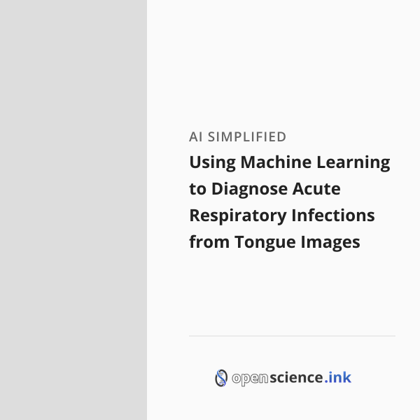 Using Machine Learning to Diagnose Acute Respiratory Infections from ...