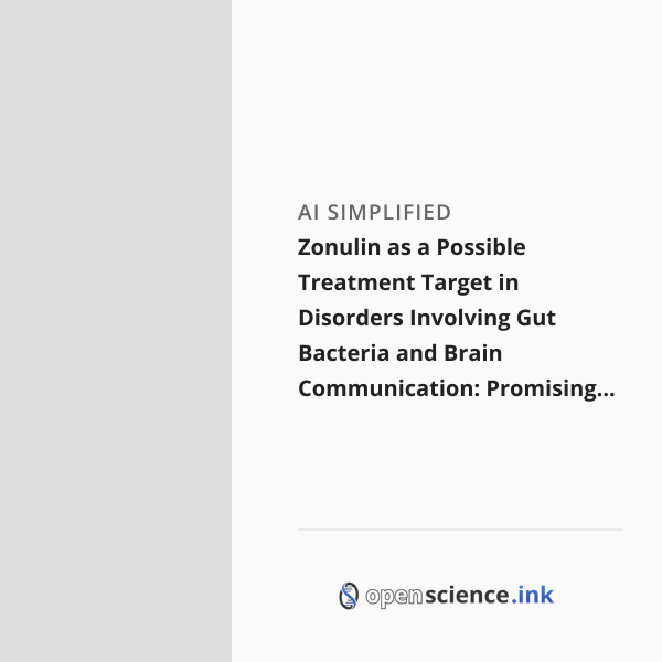 Zonulin as a Possible Treatment Target in Disorders Involving Gut ...